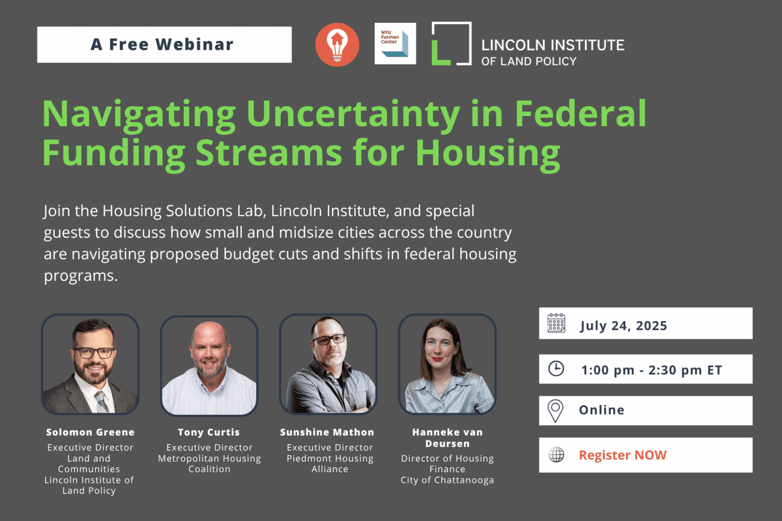 Navigating Federal Housing Funding Cuts: Free Webinar for Cities & Counties